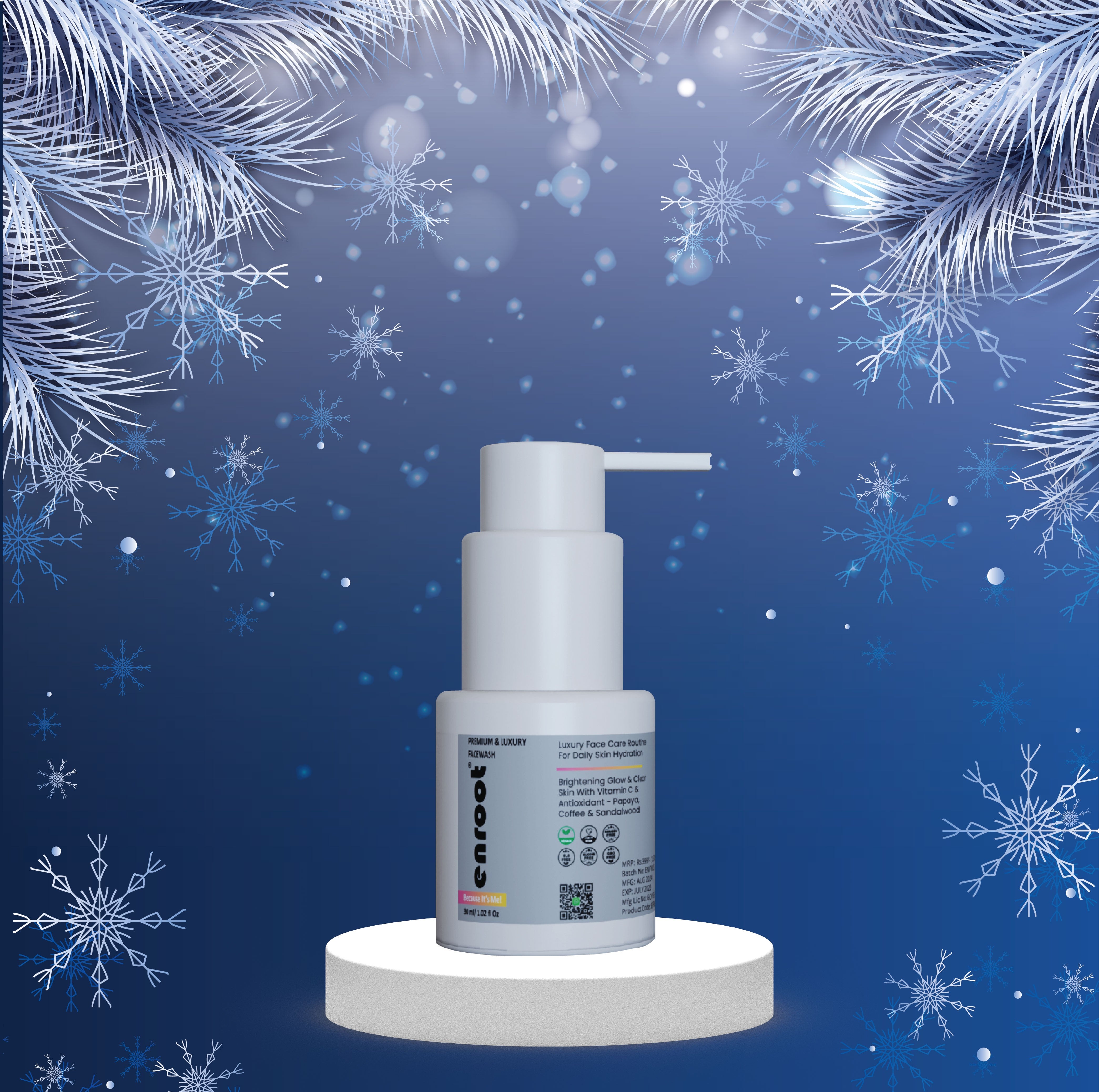 Enroot Naturally Exfoliates & Brightens Facewash| Clinically Tested [3